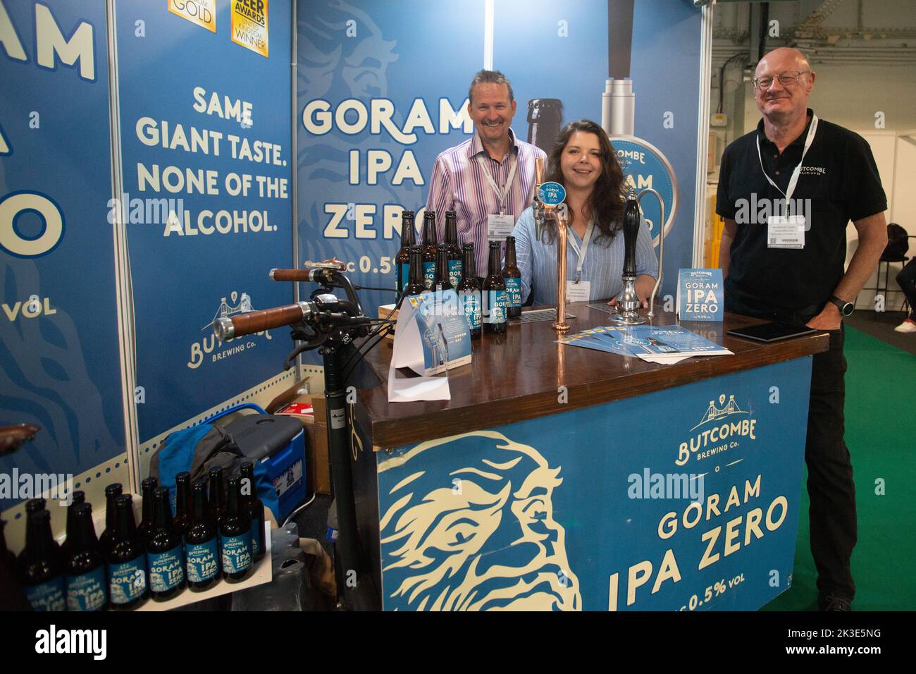 London, UK. 26th Sep, 2022. LOW2NO BEV and The Big Hospitality Expo at ...