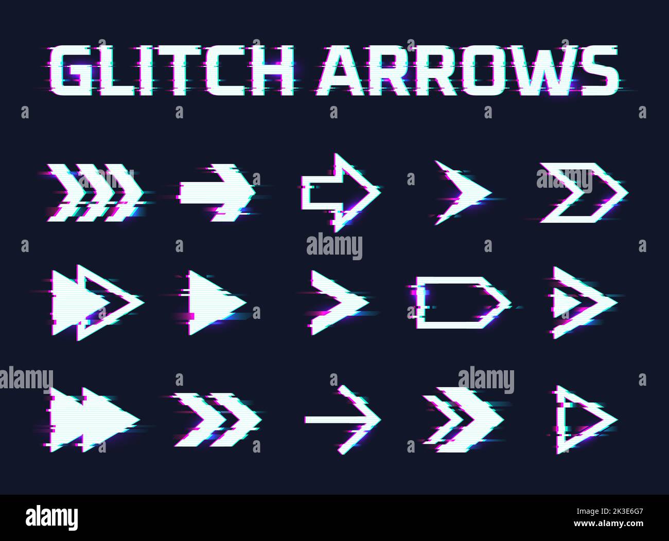 Abstract error data geometrical cyberpunk hi-res stock photography and ...