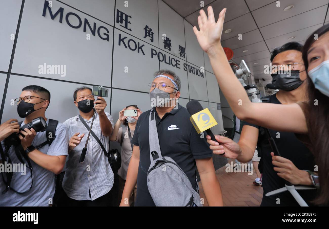 Ronson Chan Ron-sing, chairman of the Hong Kong Journalists Association ...
