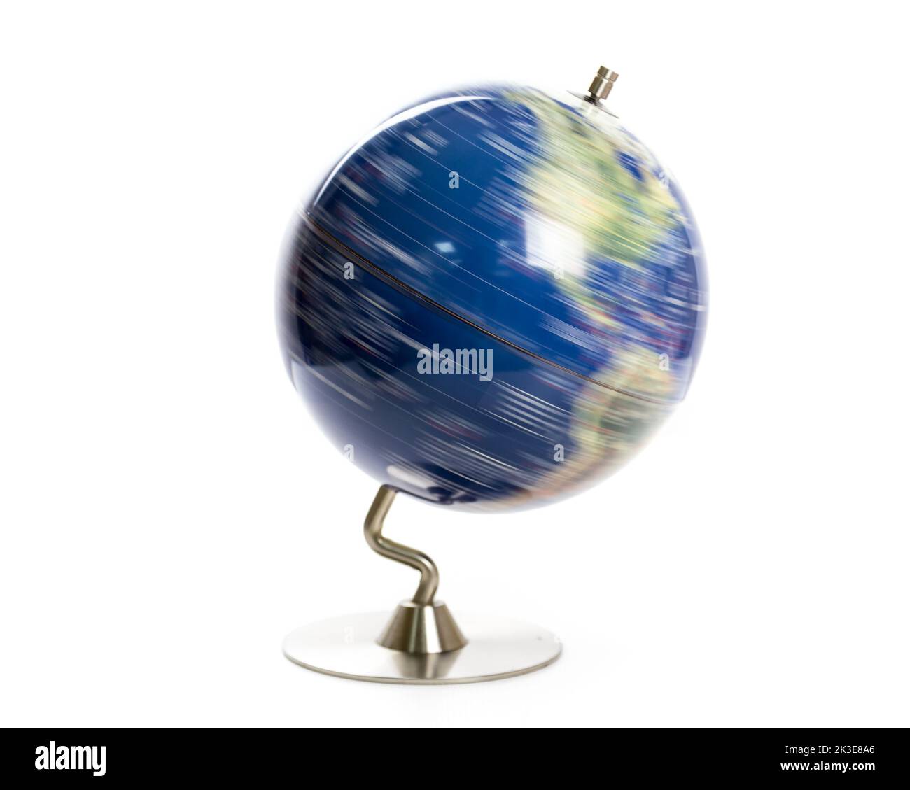 Spinning globe map hi-res stock photography and images - Alamy