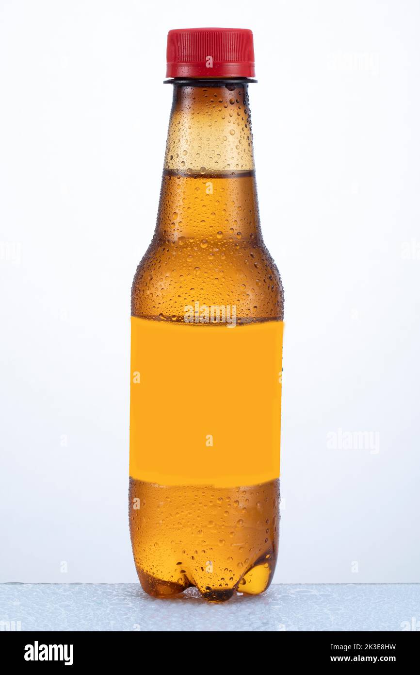 Energy drink bottle isolated on white background Stock Photo - Alamy