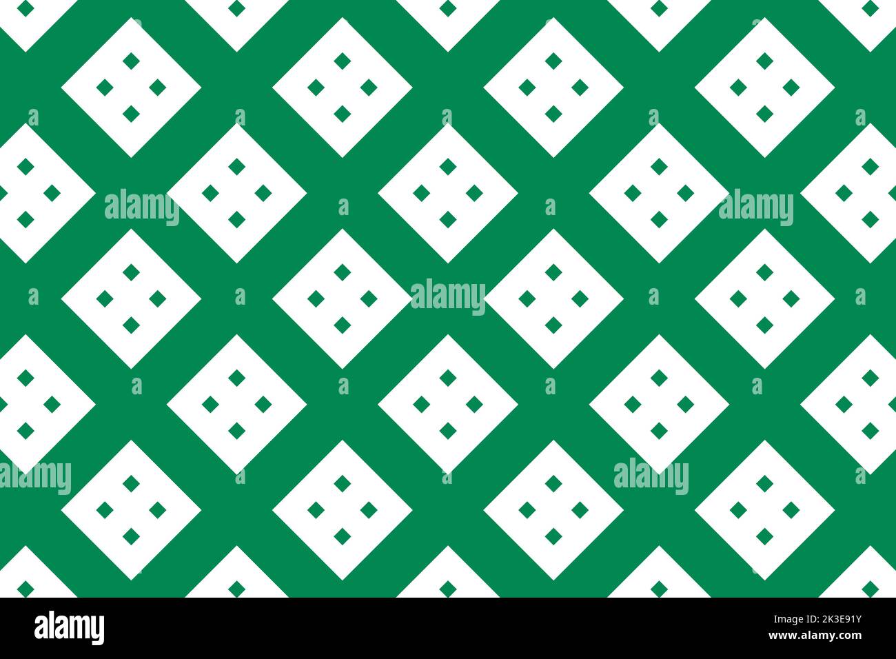 Geometric pattern in the colors of the national flag of Nigeria. The ...