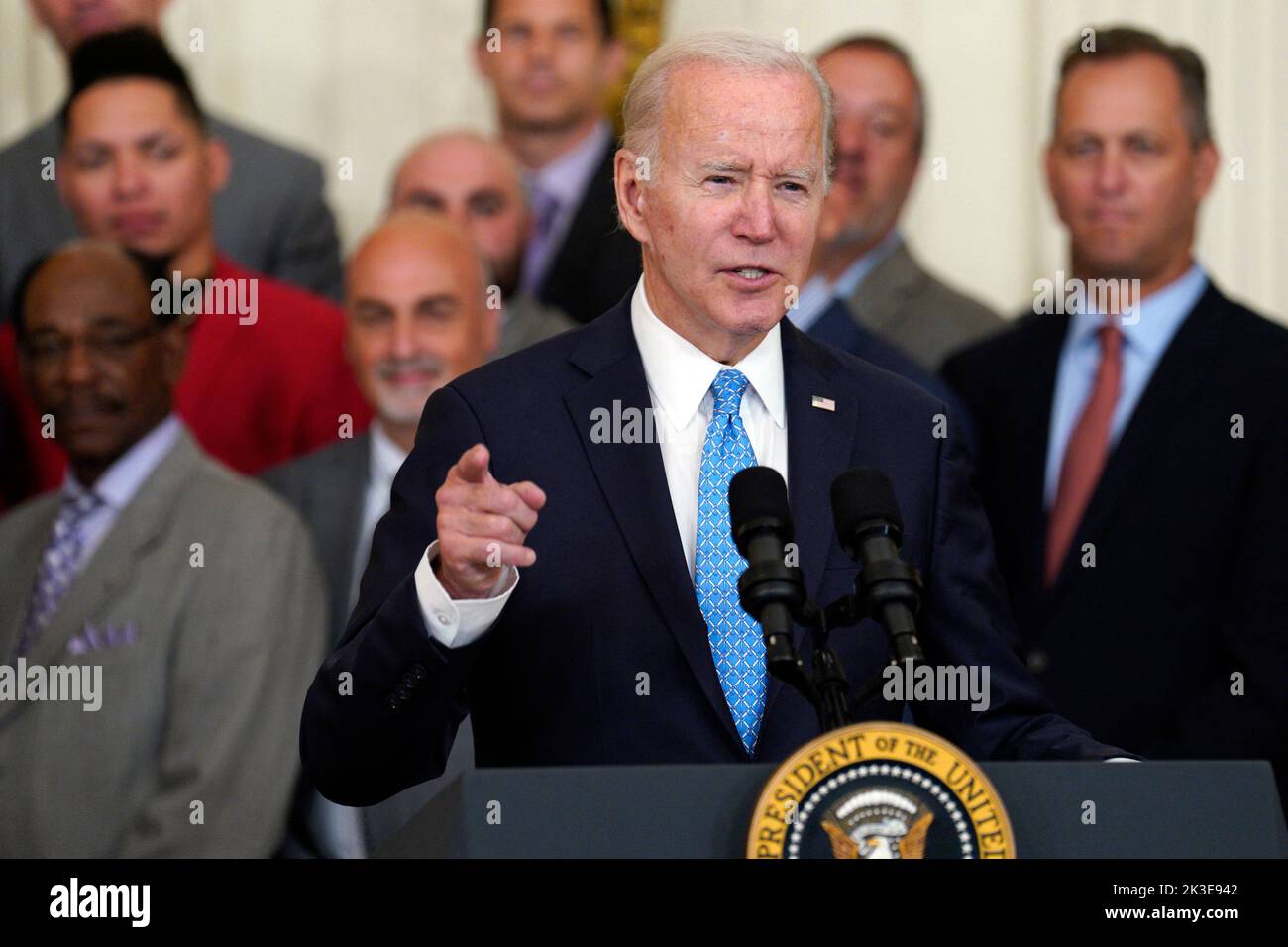 Joe biden and atlanta braves hi-res stock photography and images - Alamy