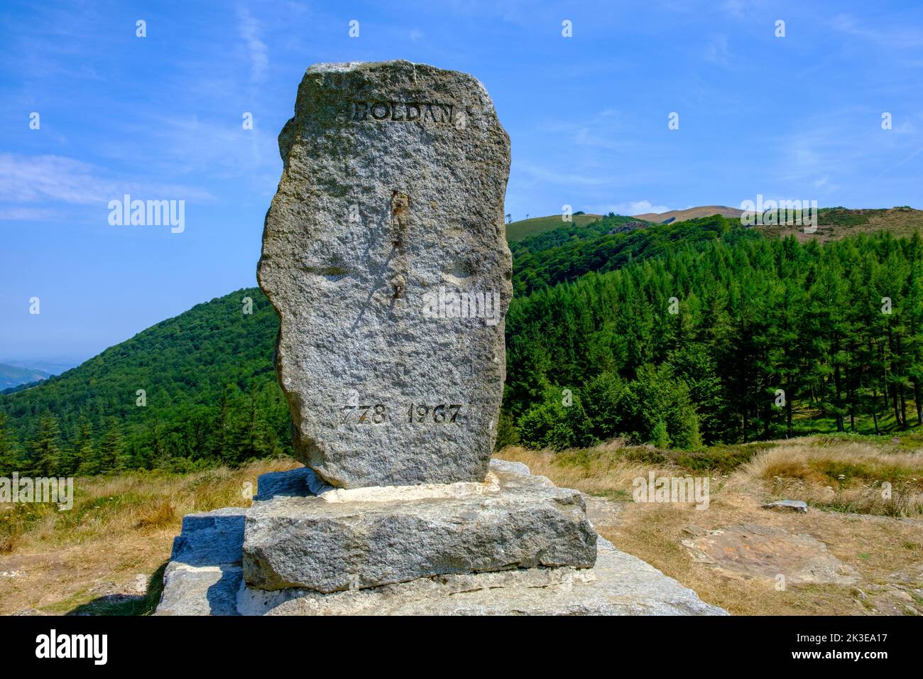 Stele of Roland. Monolith in honor of the legendary battle of ...