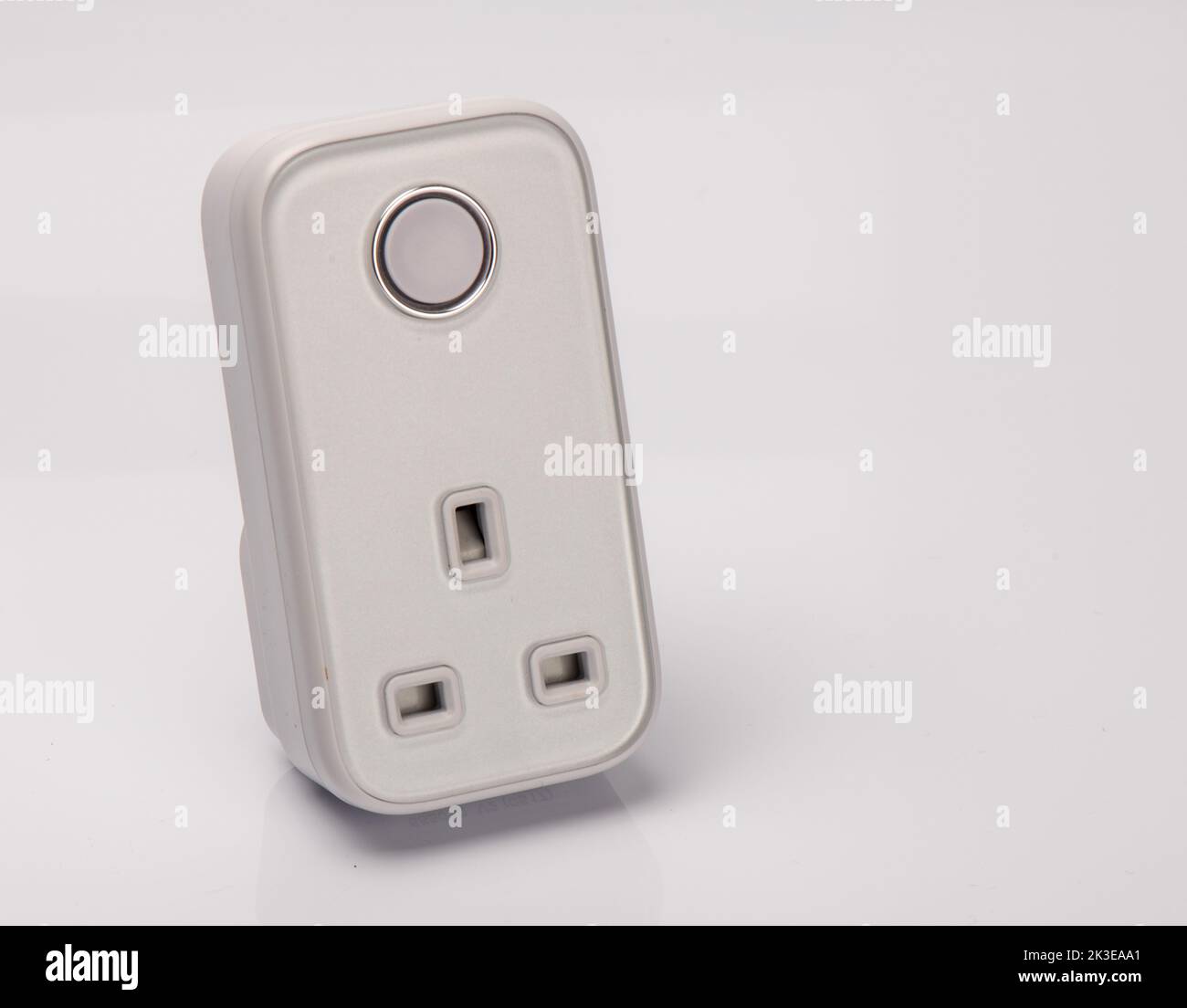 Hive smart plug with UK three pin socket on which background Stock ...