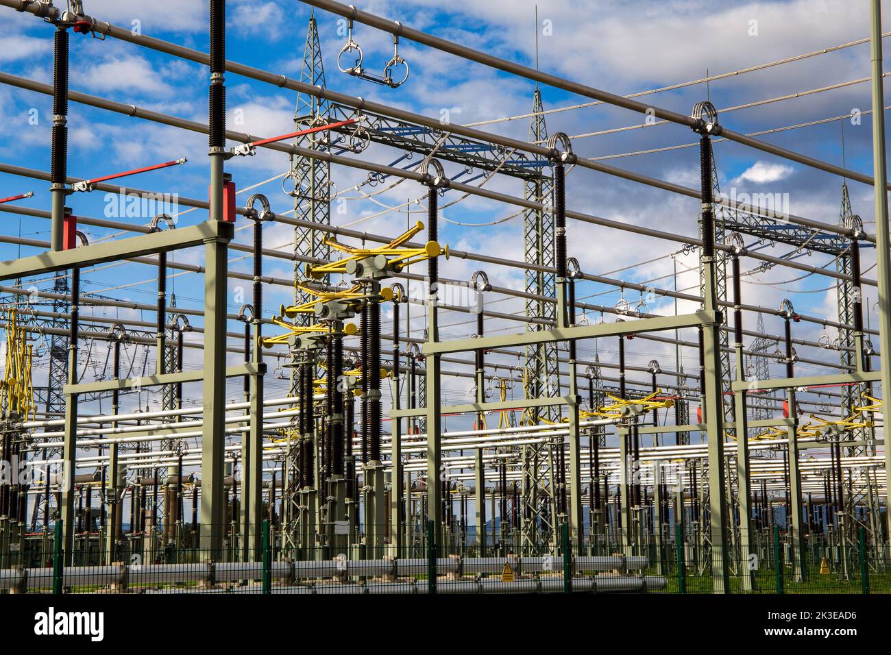 Substation in Germany Stock Photo - Alamy