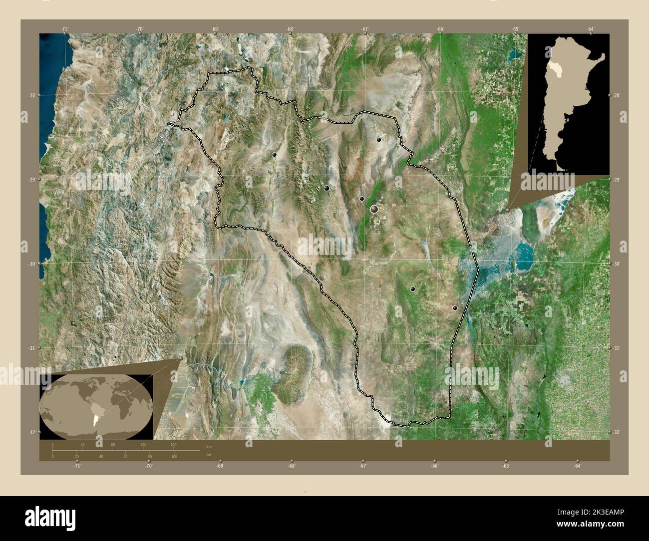 La rioja argentina map Stock Vector Images - Alamy