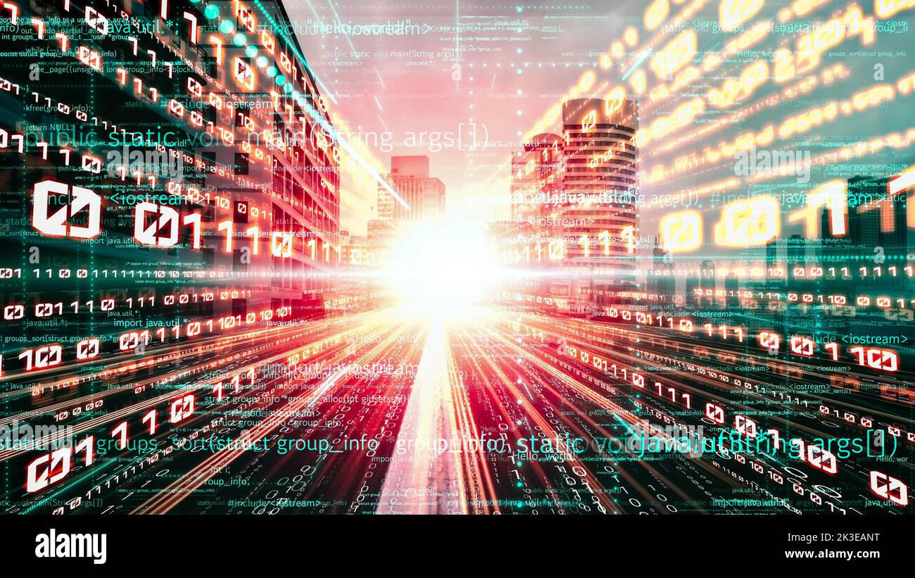 Software Development Application Programming Code And Tacit Computer Coding Concept Of Smart