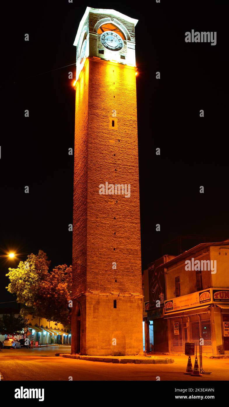 Adana Clock Tower was built during the Ottoman Period Stock Photo - Alamy