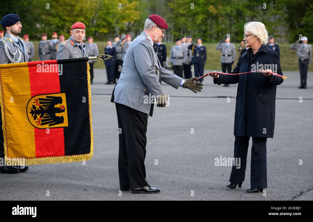 26 September 2022, Berlin: Christine Lambrecht (SPD), Federal Minister ...