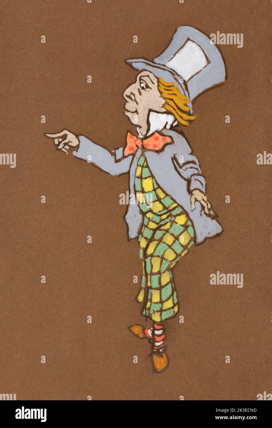 Mad Hatter (1915) Costume Design for Alice in Wonderland in high ...