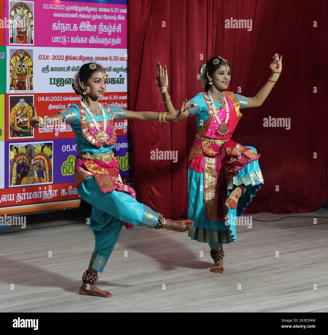 Chennai, India, 26th Sep 2022: Navaratri is an annual and one of the ...