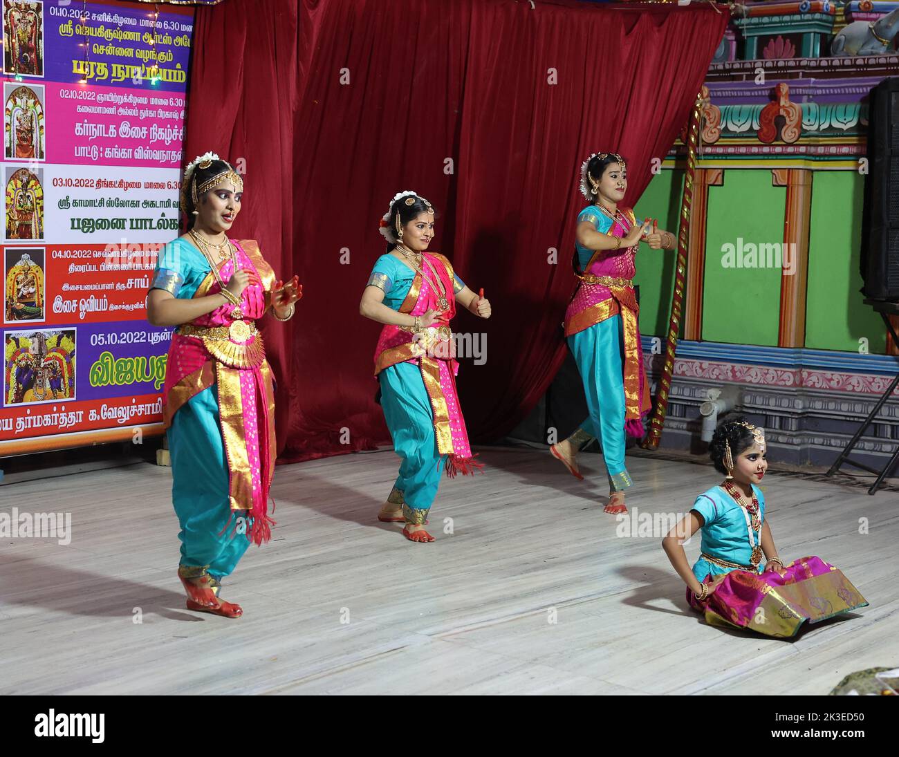 Chennai, India, 26th Sep 2022: Navaratri is an annual and one of the ...