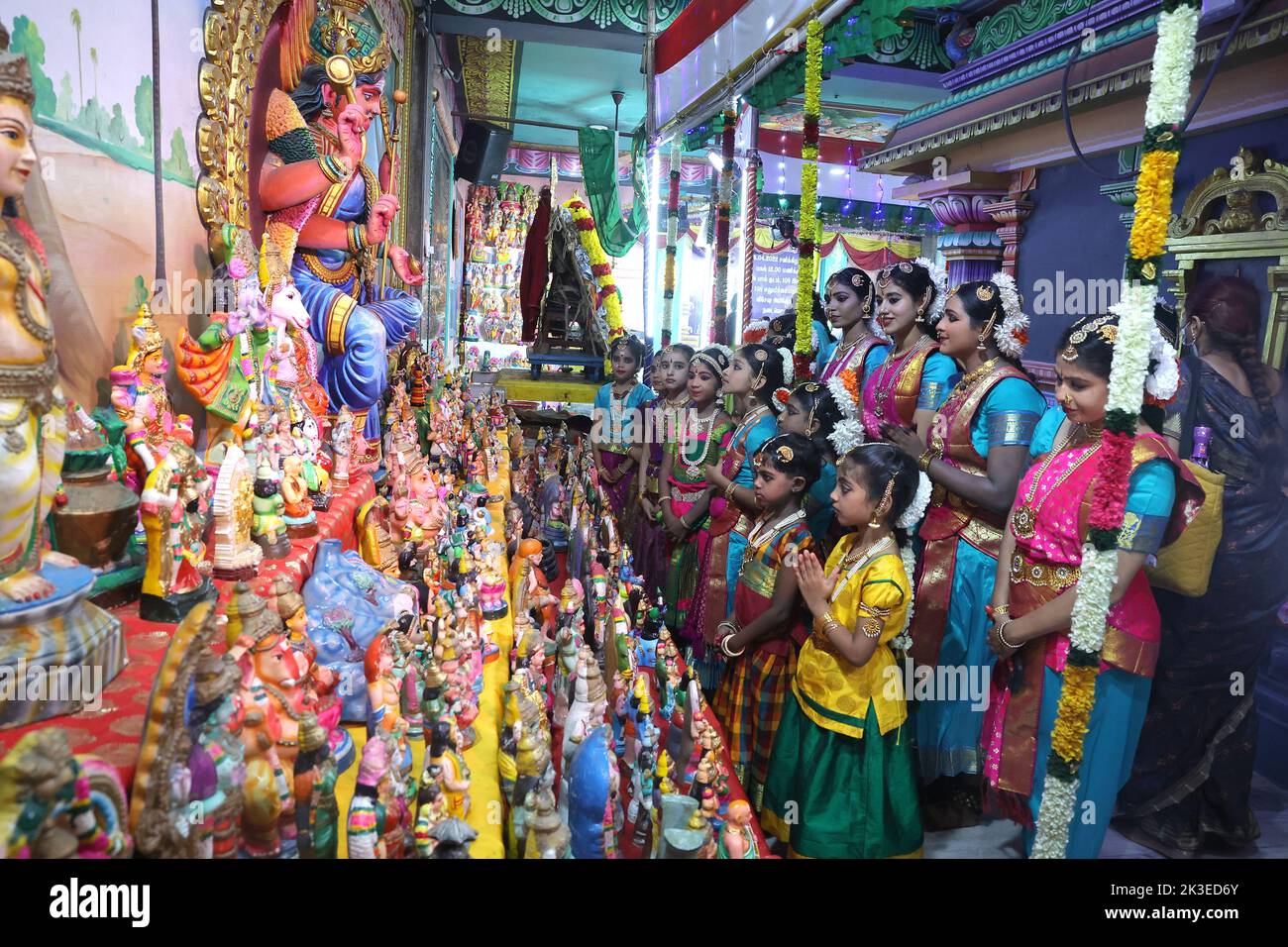 Chennai, India, 26th Sep 2022: Navaratri is an annual and one of the ...