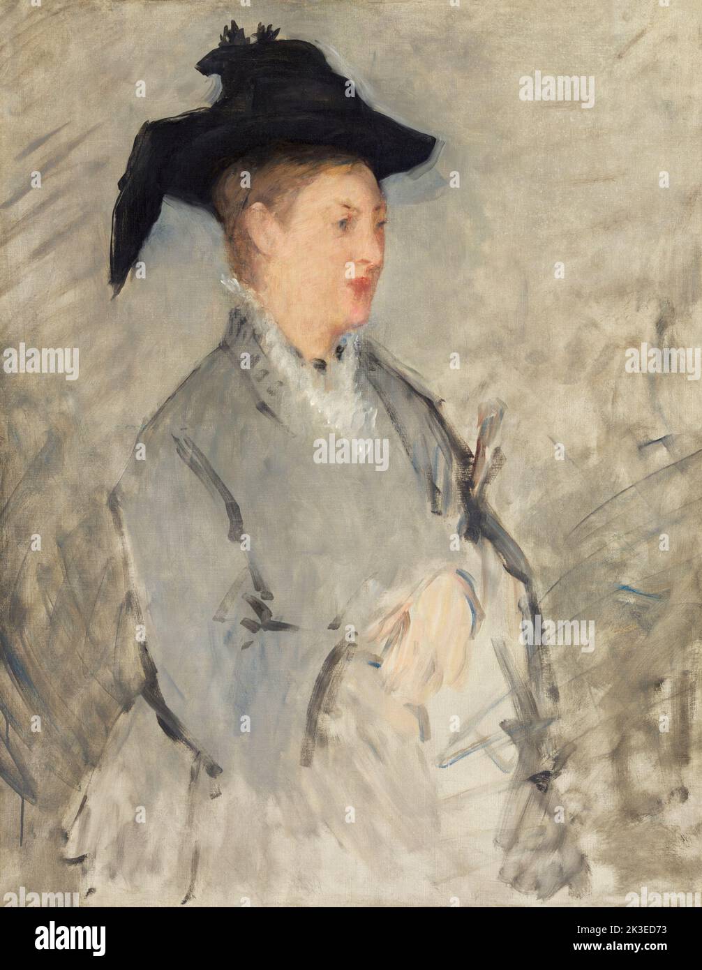 Madame Édouard Manet (Suzanne Leenhoff, 1830–1906), (ca. 1873) painting ...
