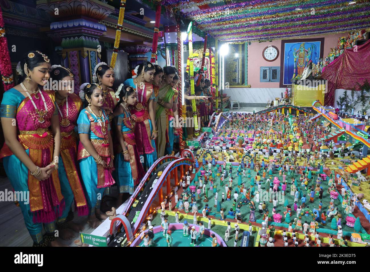 Chennai, India, 26th Sep 2022: Navaratri is an annual and one of the ...