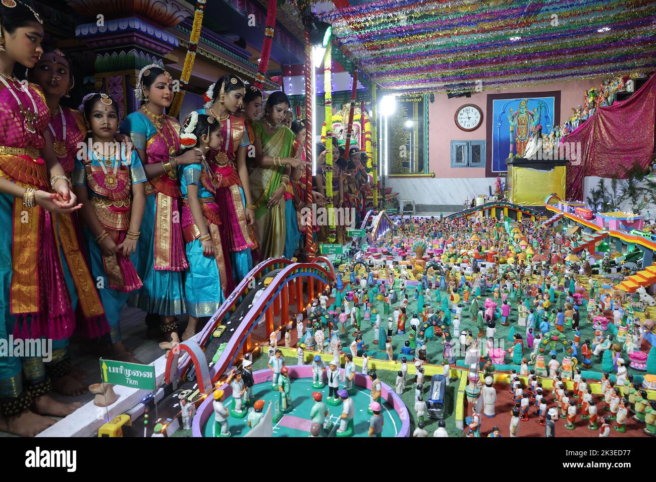 Chennai, India, 26th Sep 2022: Navaratri is an annual and one of the ...
