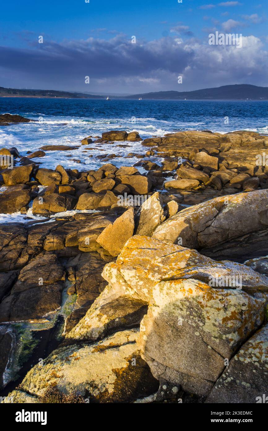 Punta da Barca, Muxía, Galicia, Spain Stock Photo - Alamy