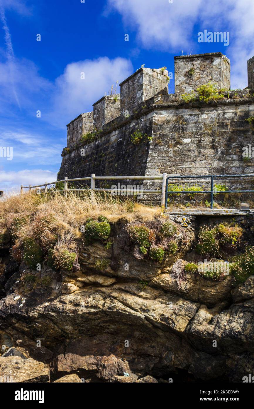 San Carlos castle, Finisterre, Galicia, Spain Stock Photo - Alamy