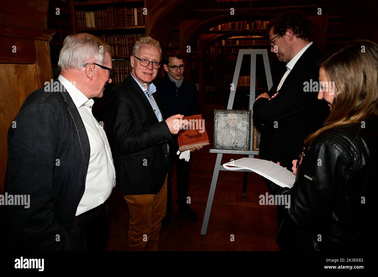 Im Bild:Gustav Graf von Westarp,Kai Wenzel,Jasper von Richthofen ...