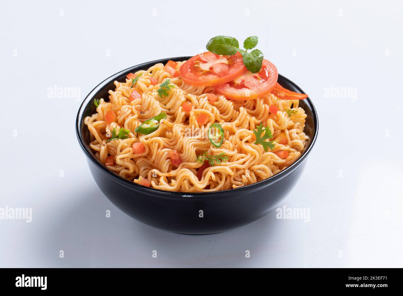 plane instant, chicken, prawn, beef noddle's isolated on white ...