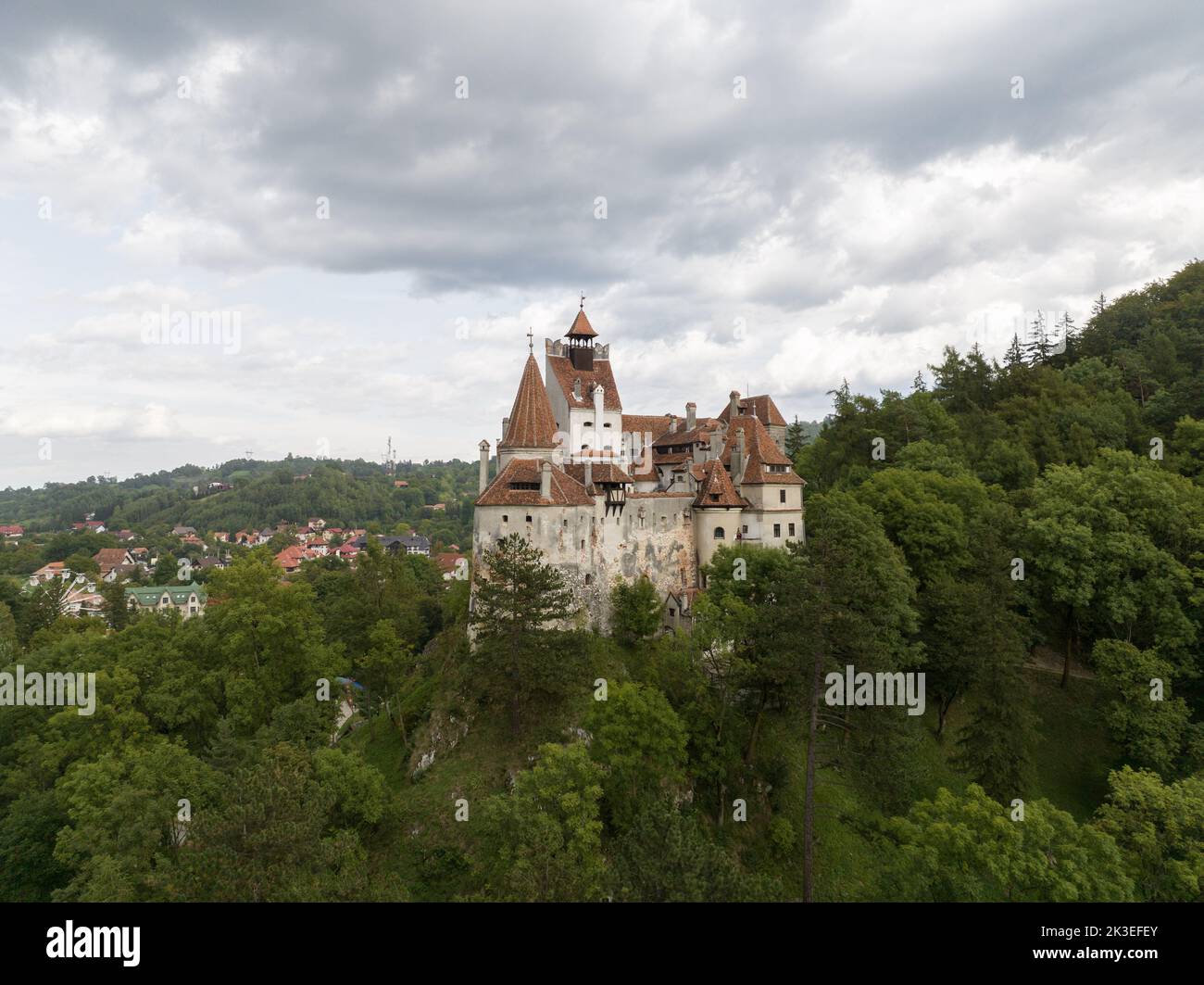 Bran Castle, Romania. Place of Dracula in Transylvania, Carpathian ...