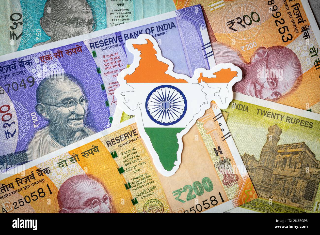 Indian currency series hi-res stock photography and images - Alamy