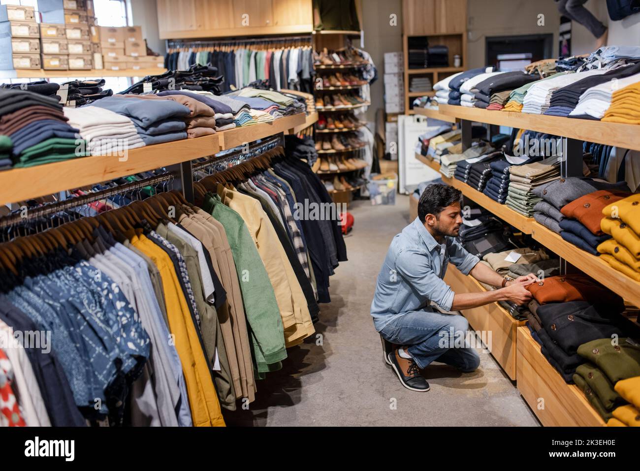 Sweaters display hi-res stock photography and images - Alamy