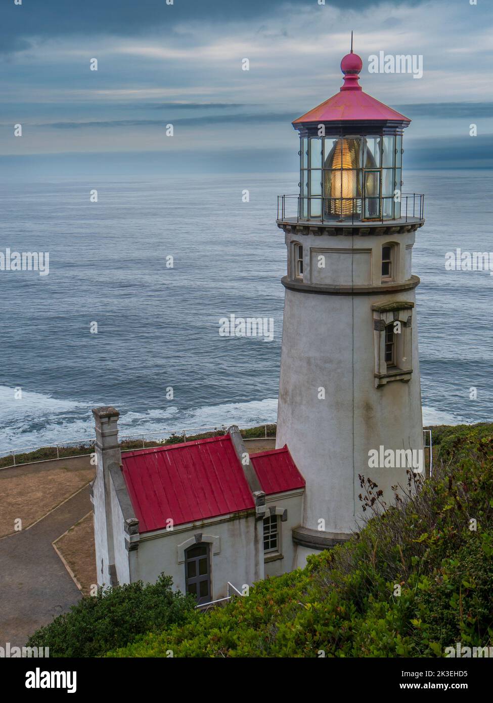Heceta Head Lighthouse north of Florence, Oregon Stock Photo - Alamy