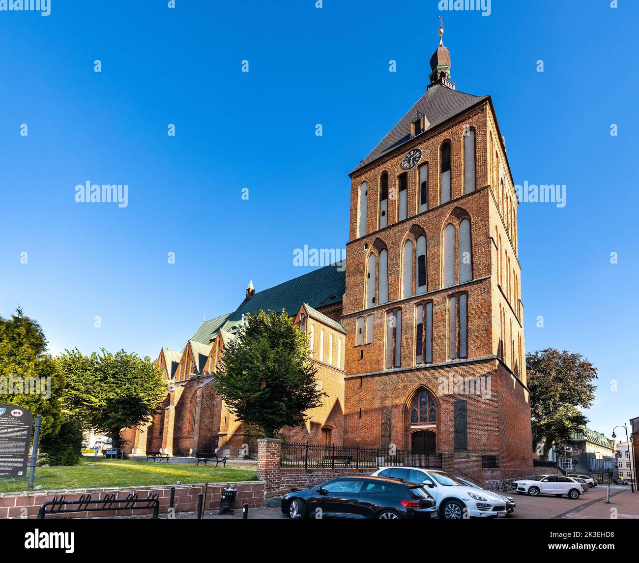 Koszalin, Poland - August 10, 2022: XIV century gothic Holy Mary ...