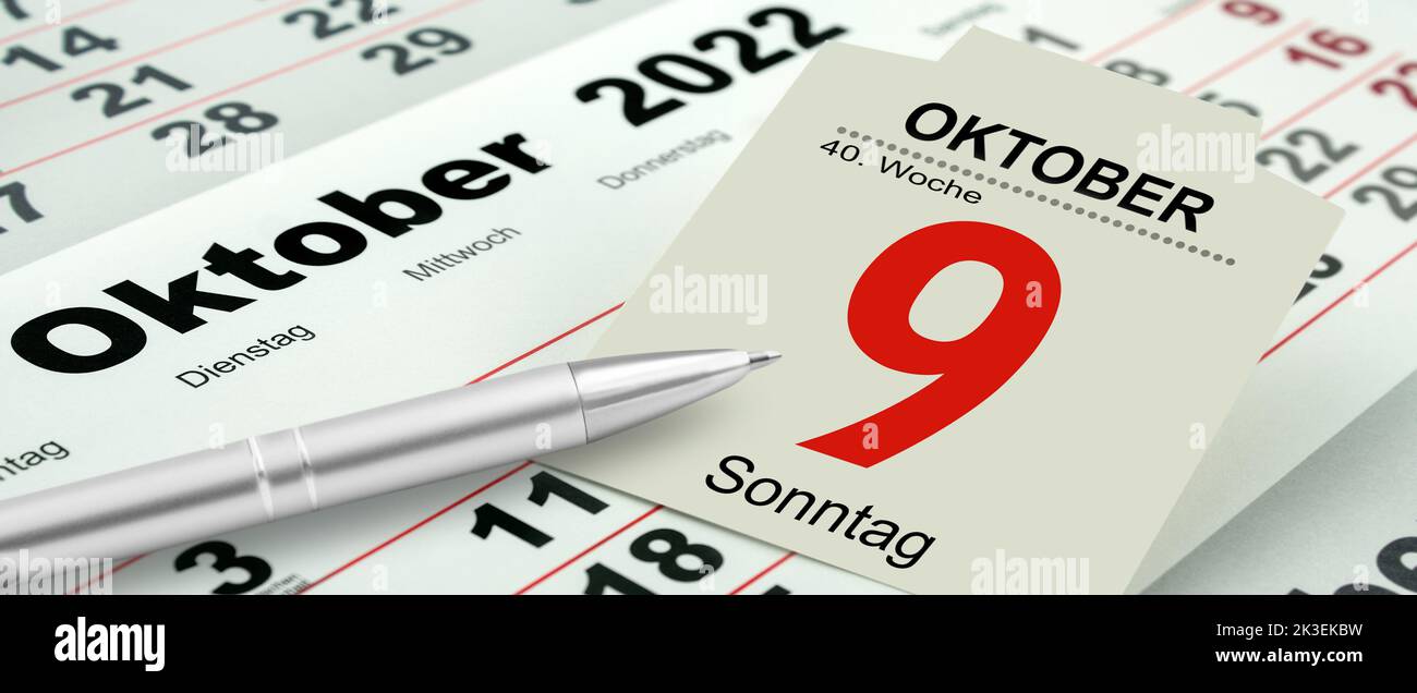 9 oktober 2022 hi-res stock photography and images - Alamy