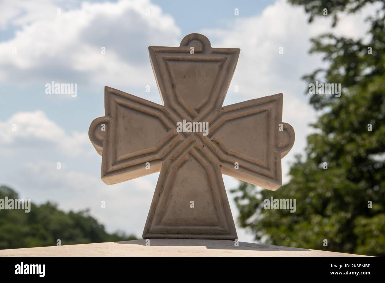 Details and decorations of Manasija Monastery also known as Resava, is ...