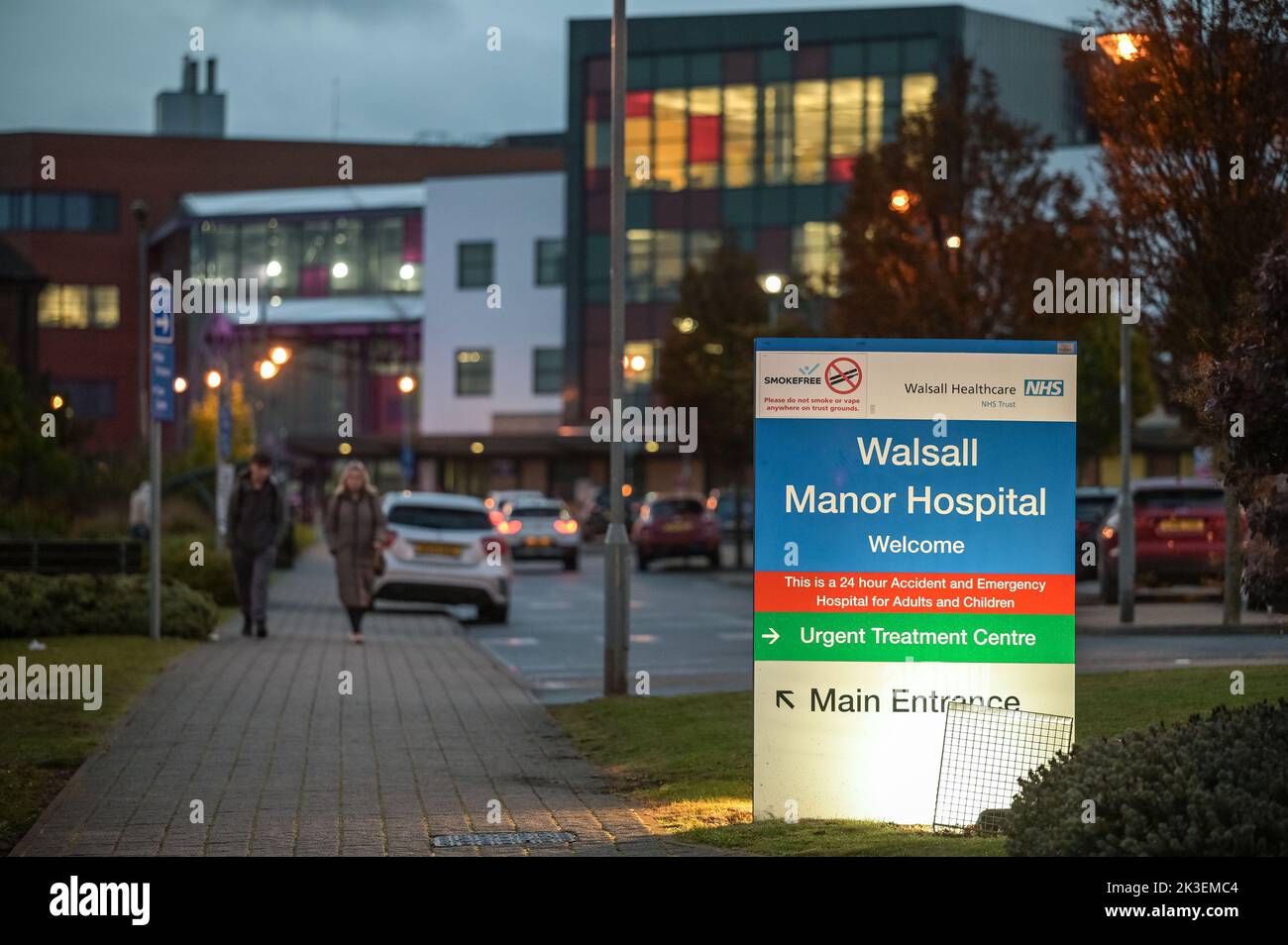 Moat Road, Walsall - September 26th 2022 - Walsall Manor Hospital. Pic ...