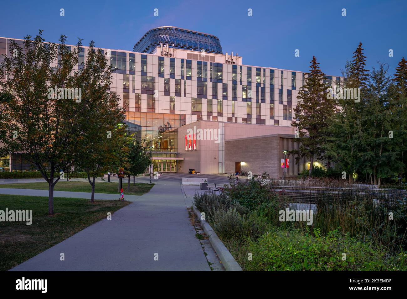 Calgary, Alberta - September 25, 2022: Exterior of the Taylor Family ...