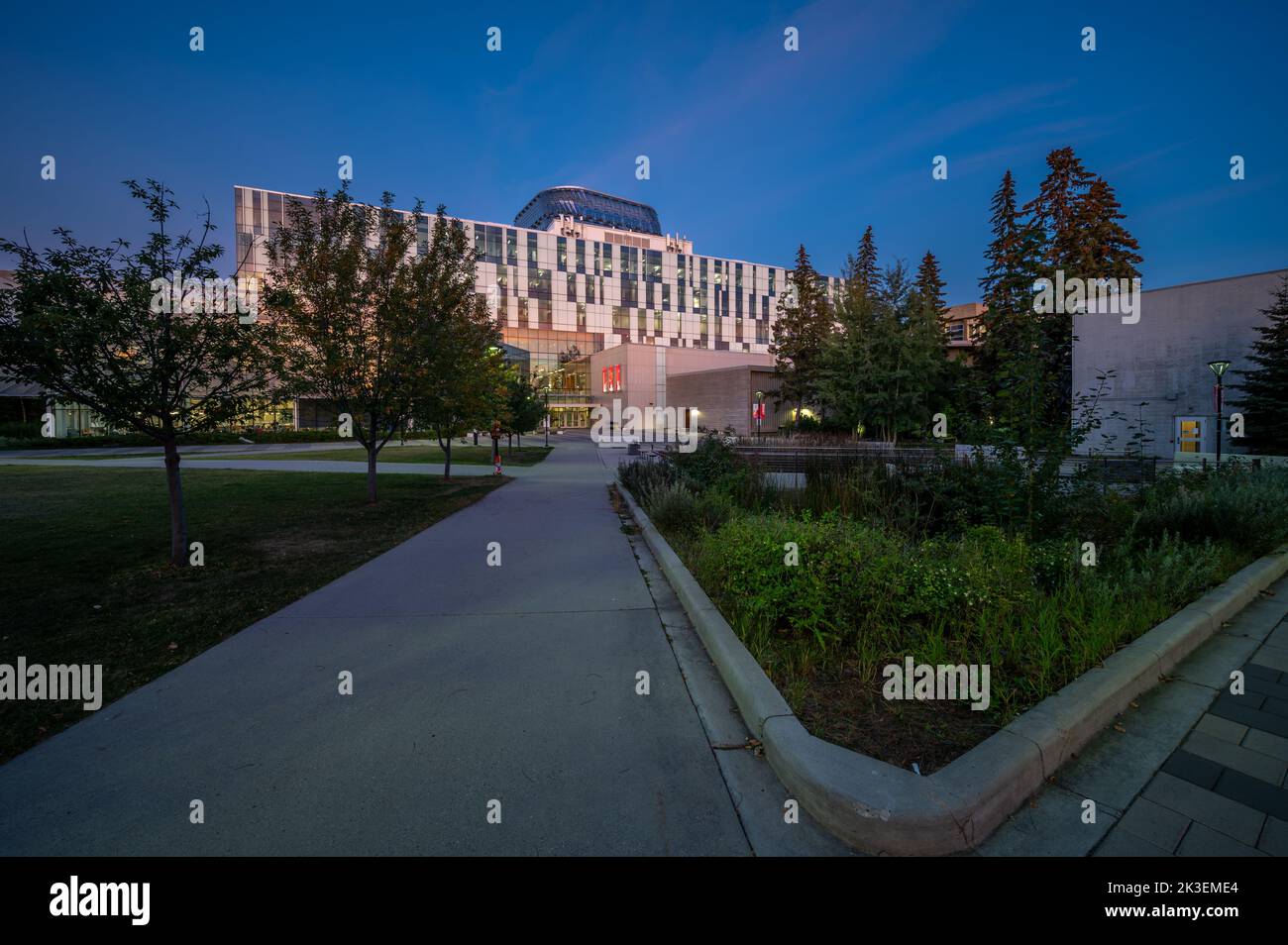 Calgary, Alberta - September 25, 2022: Exterior of the Taylor Family ...