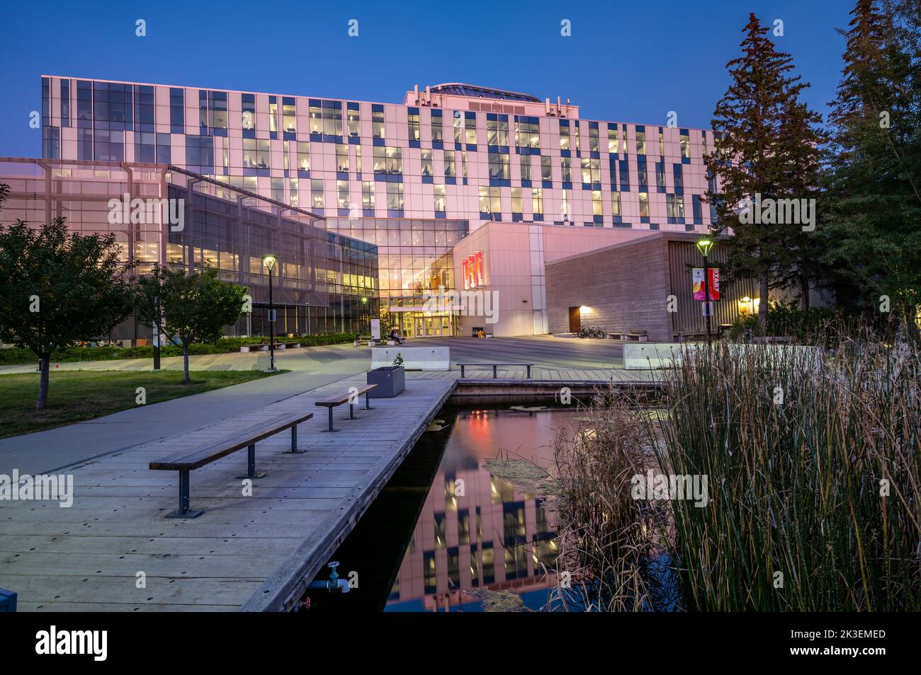 Calgary, Alberta - September 25, 2022: Exterior of the Taylor Family ...
