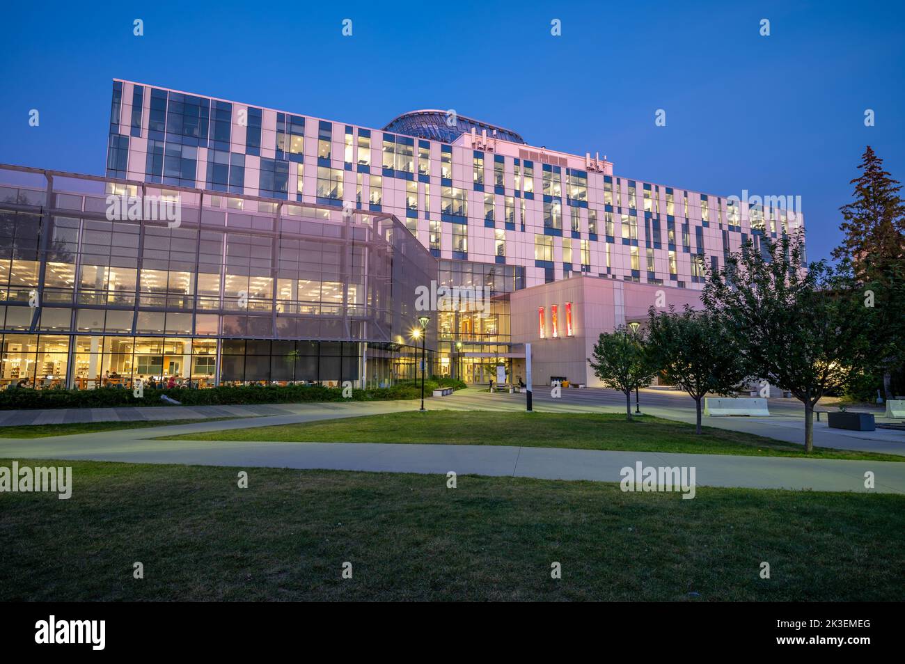 Calgary, Alberta - September 25, 2022: Exterior of the Taylor Family ...