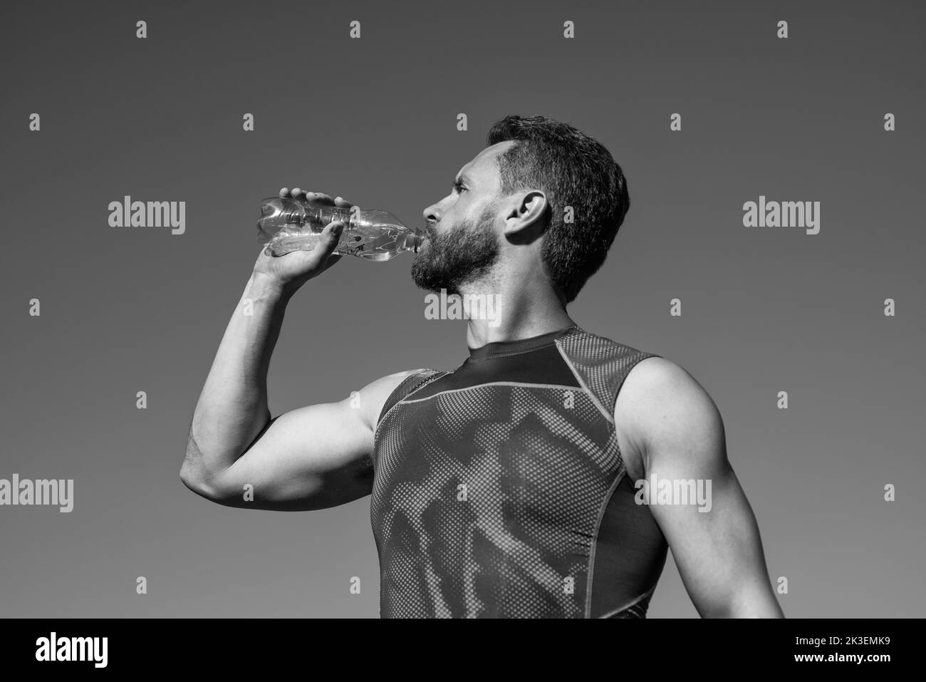man need hydration. sports and healthy lifestyle routine. water balance ...