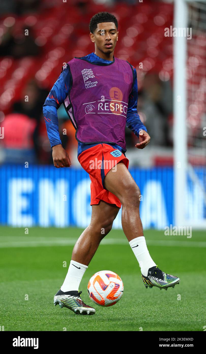 London, England, 26th September 2022. Jude Bellingham of England during ...