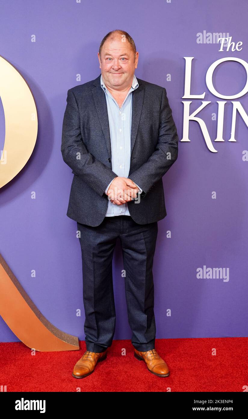 Mark Addy attending the UK premiere of The Lost King at the Ham Yard ...