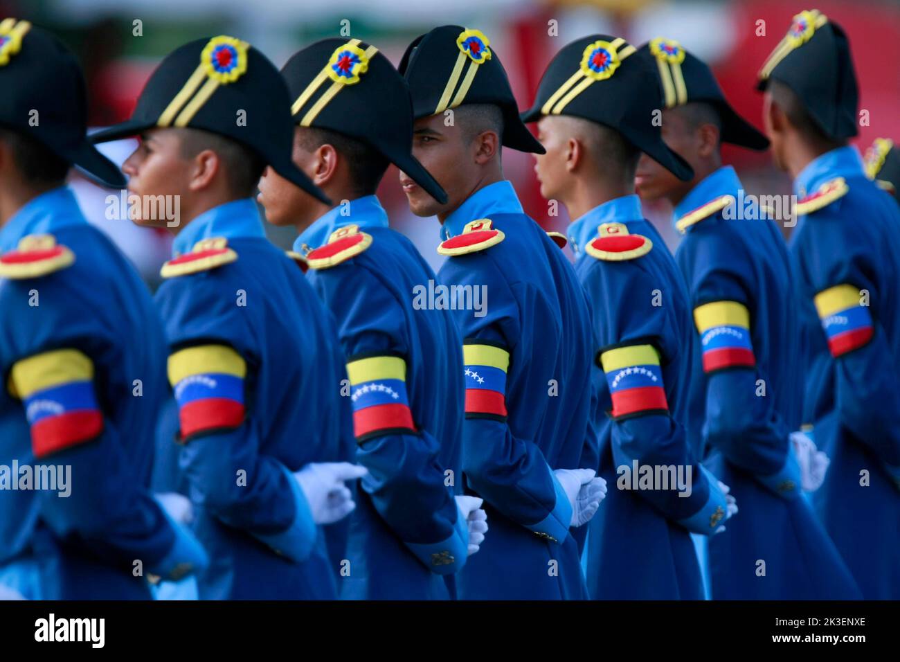 Maracaibo-Venezuela-24-07-2013. Soldiers of the Venezuelan navy during ...