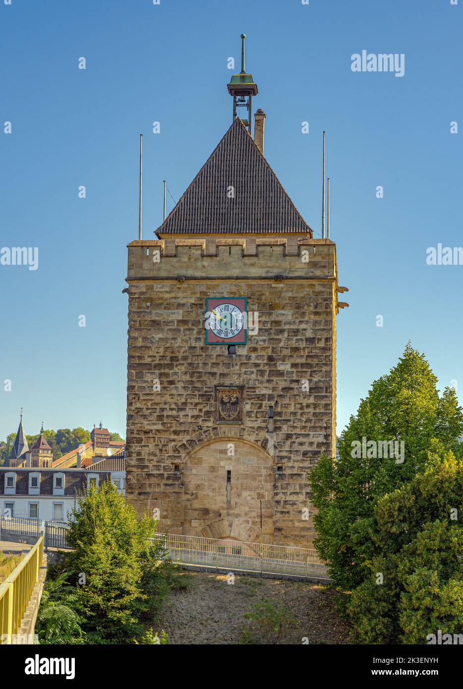 The Pliensau Tower in Esslingen at the Neckar was probably built ...