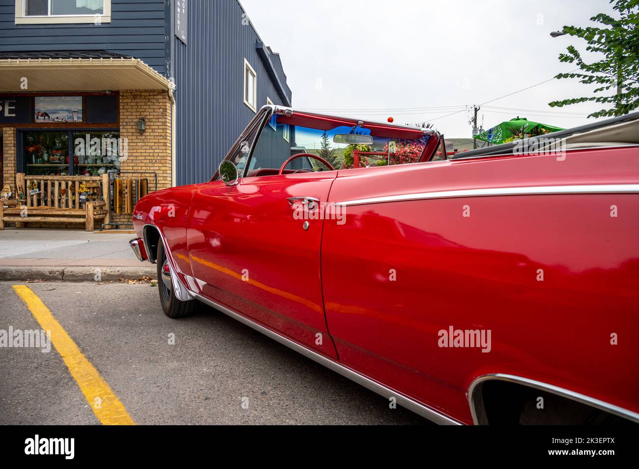 Cochrane, Alberta - September 11, 2022: A 1965 Beaumont Acadian car ...