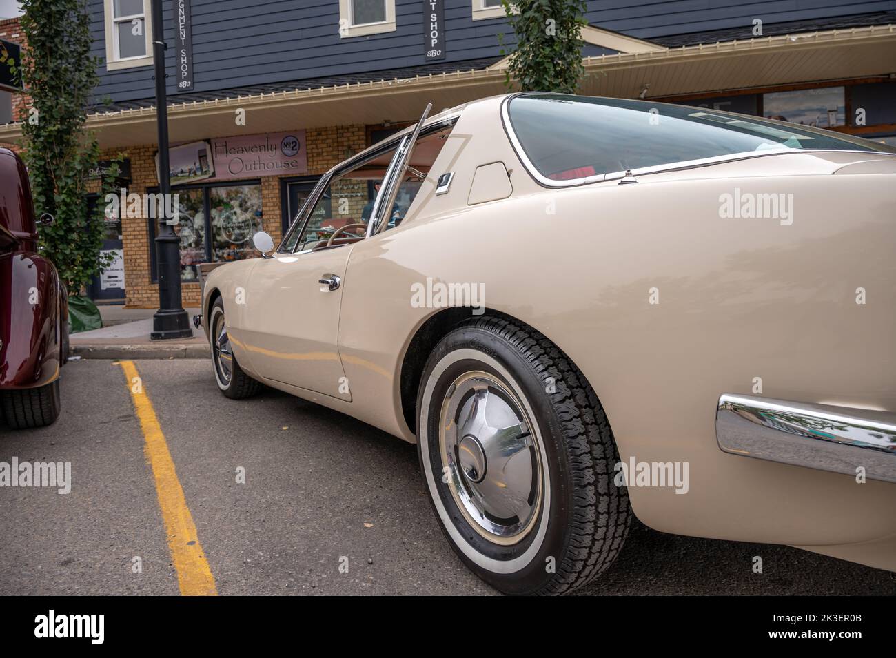 Cochrane, Alberta - September 11, 2022: A 1963 Studebaker Avanti car ...
