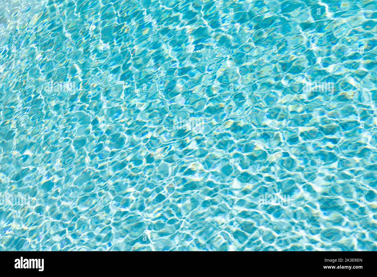 rippled underwater backdrop blue color in summer swimming pool Stock ...