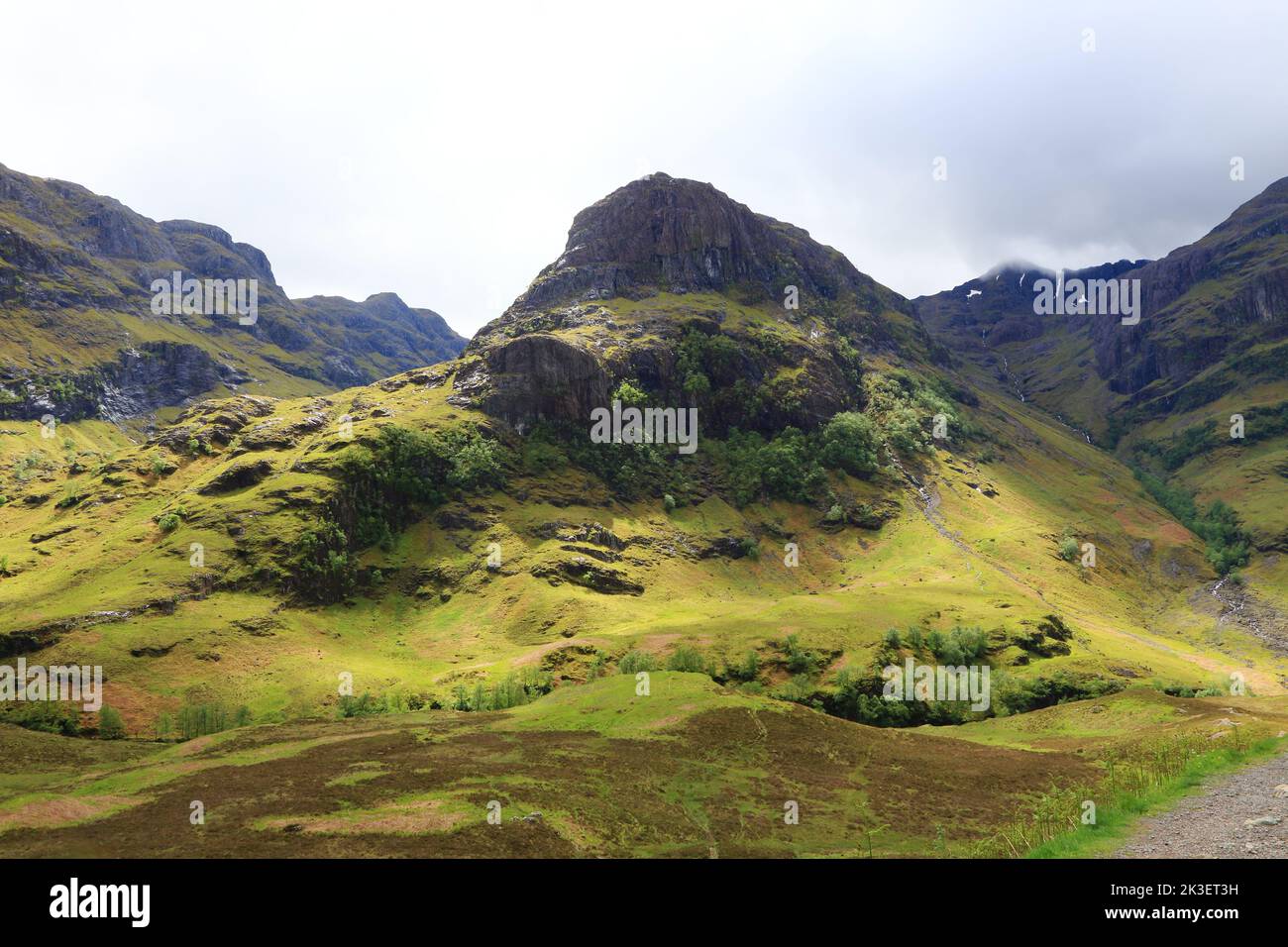 Glencoe, an ancient Highland landscape formed by a volcano hundreds of ...