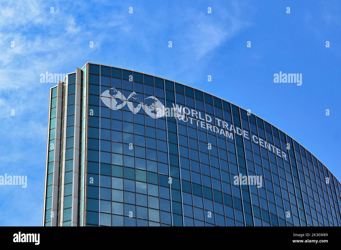 Rotterdam, Netherlands - August 2022: Exterior view of the World Trade ...