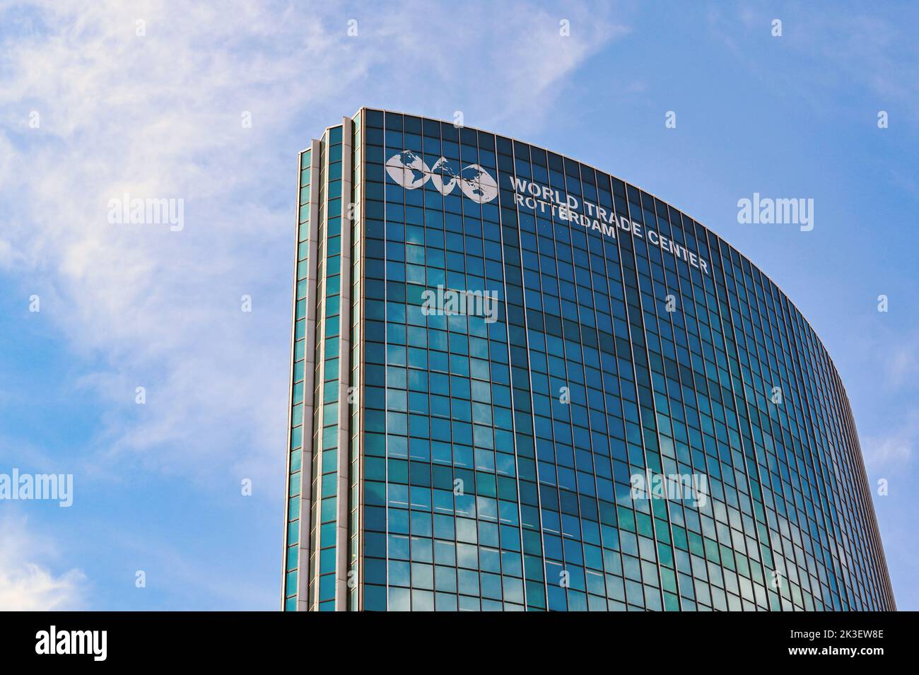 Rotterdam, Netherlands - August 2022: Exterior view of the World Trade ...