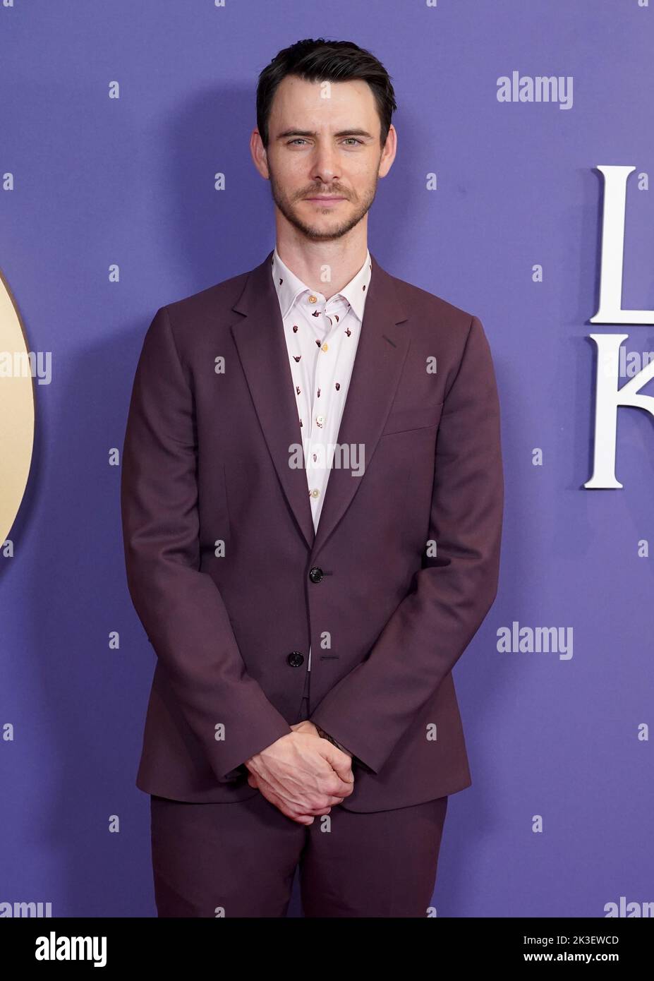 Harry Lloyd attending the UK premiere of The Lost King at the Ham Yard ...