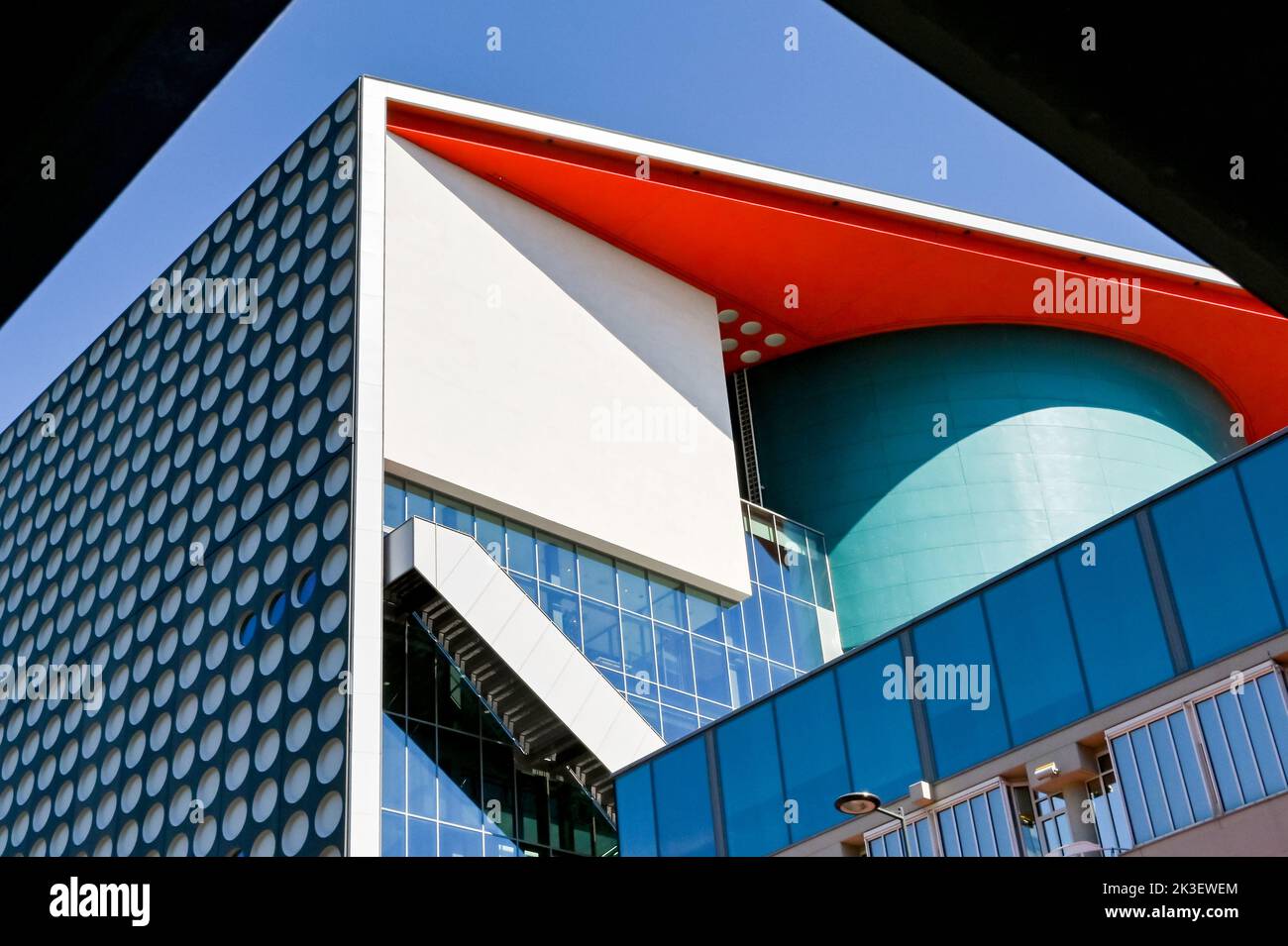 Utrecht, Netherlands - August 2022: Modern building in the centre of ...
